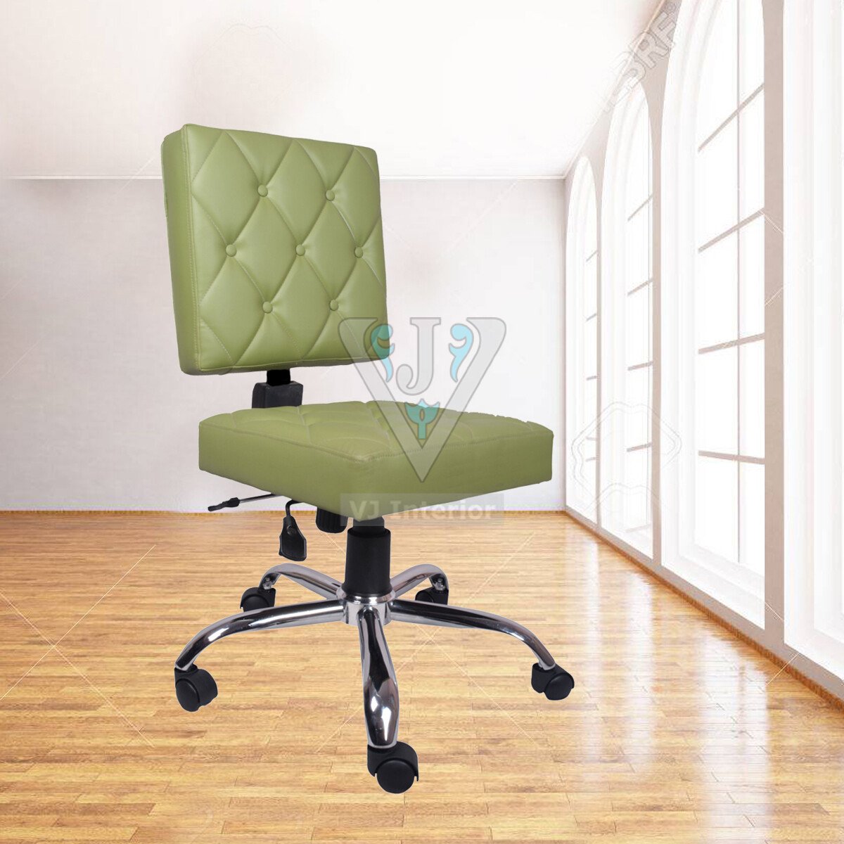 VJ-0179 Green Color Preciosa Study And Task Chair - VJ Interior