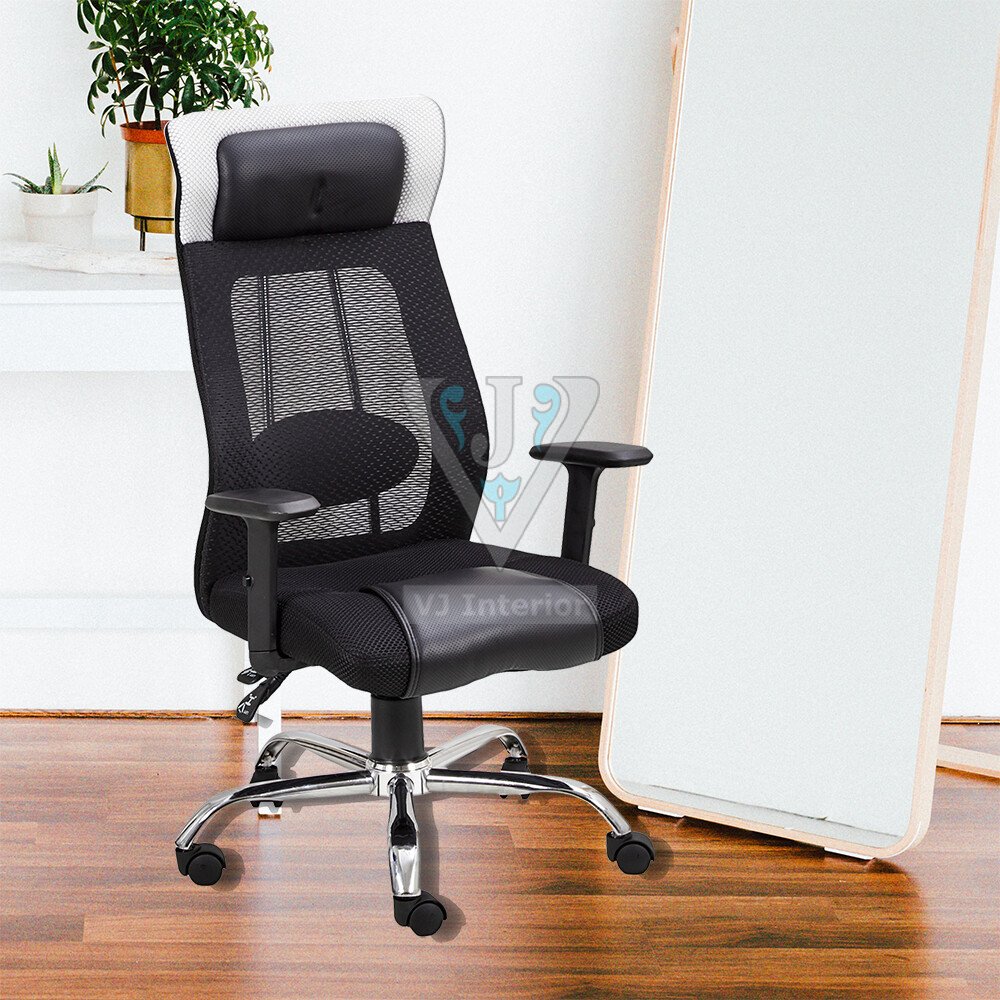High Back Mesh Office Chair With Back Neck Design - VJ Interior