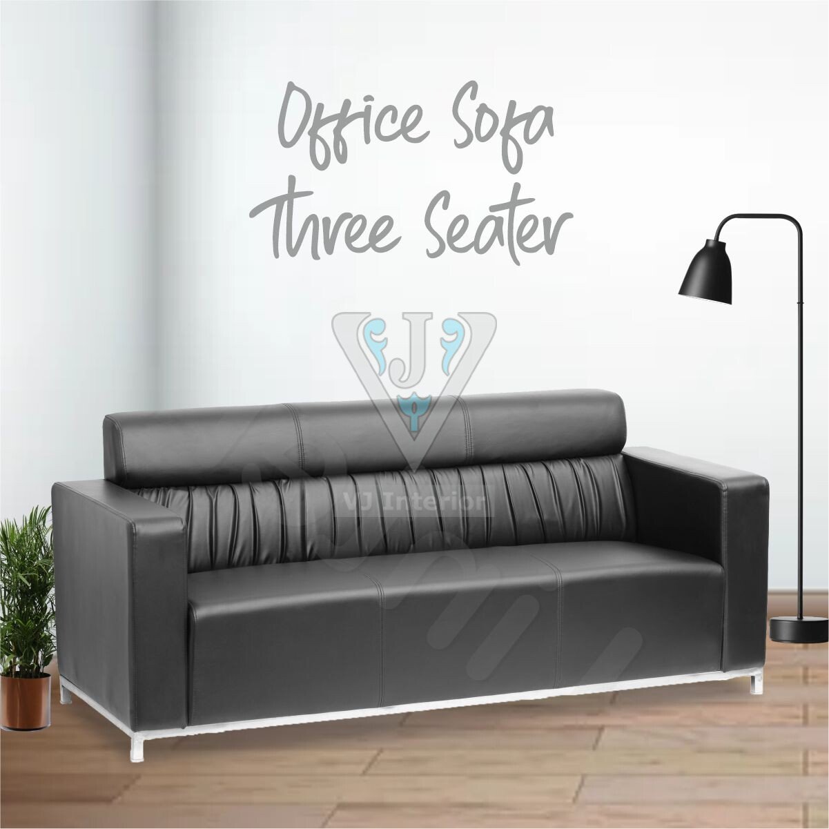 VJ-913-Office Sofa Three Seater - VJ Interior