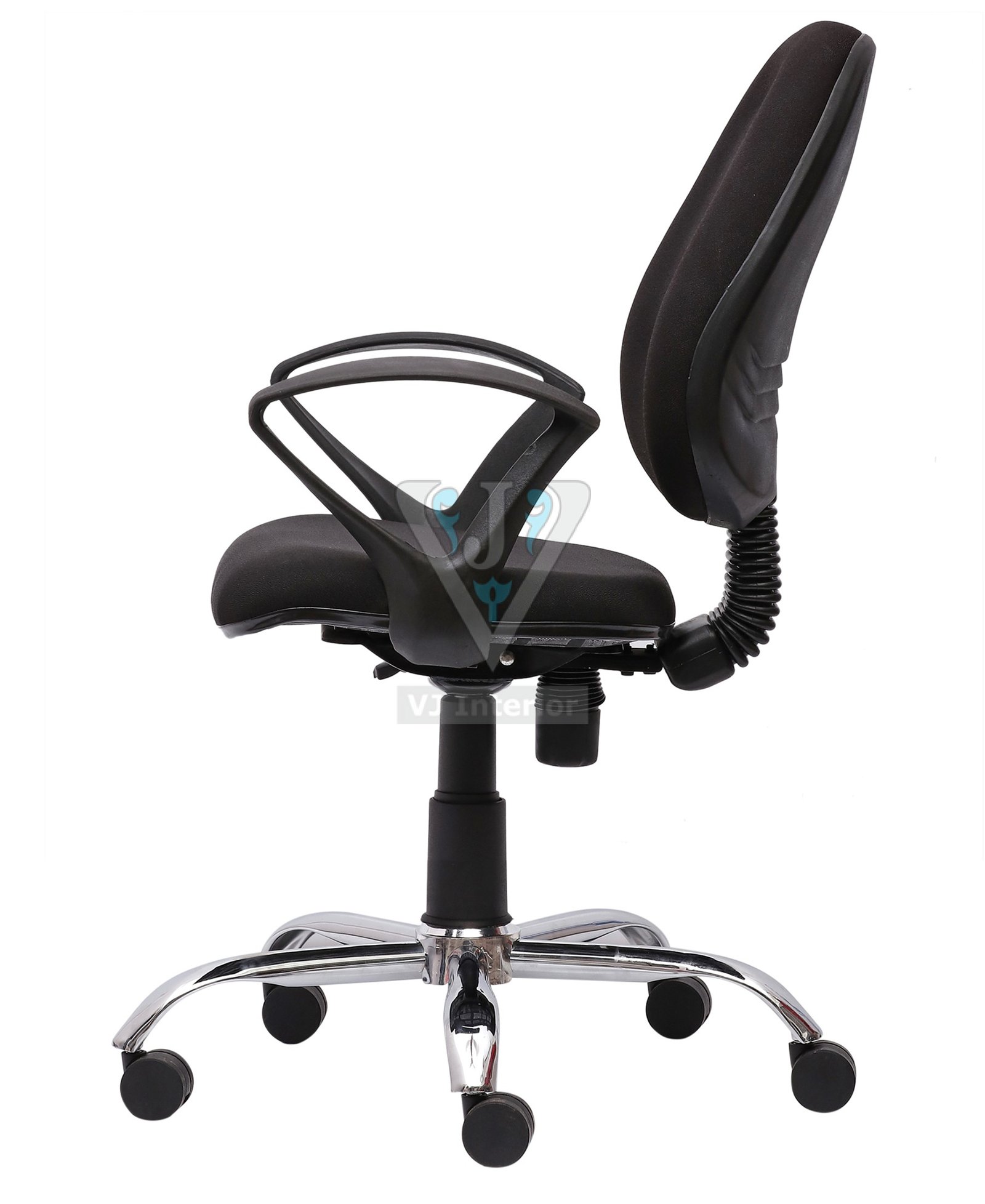 VJ-WFH-1812-Fabric Push Back Chair - VJ Interior